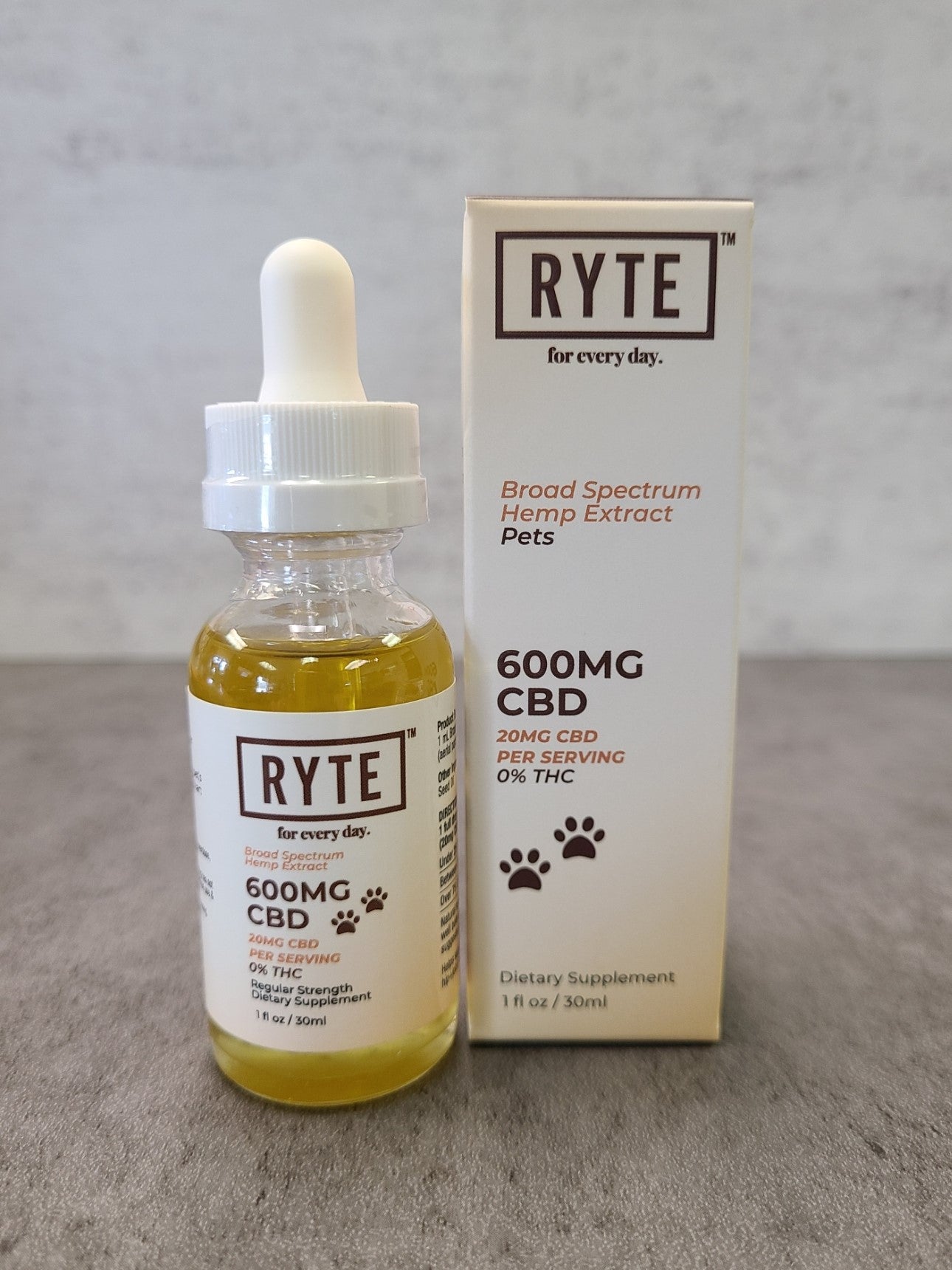 Pet Oil 600mg Broad Spectrum – (30ml) | Raw ADK